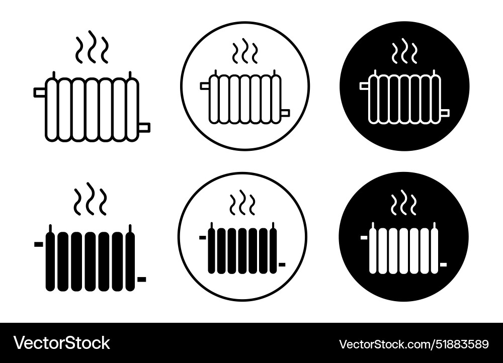 Radiator icon Royalty Free Vector Image - VectorStock