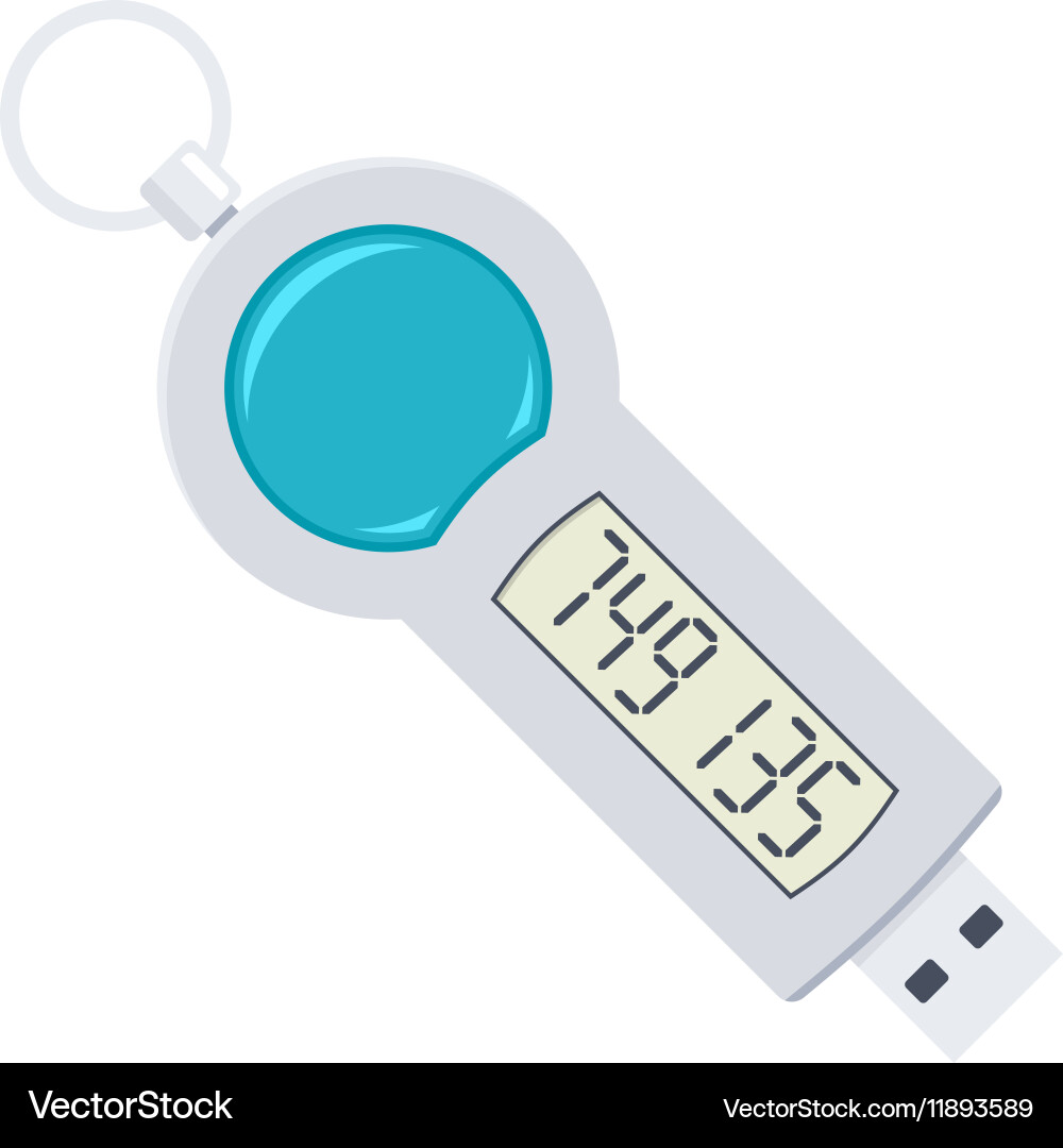 Security token with password Royalty Free Vector Image