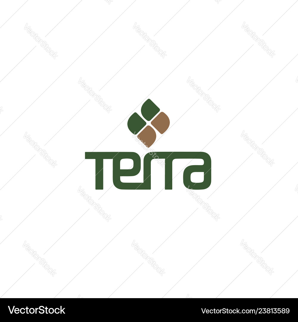 Terra Logo - Earth & Globe Royalty Free Vector Image
