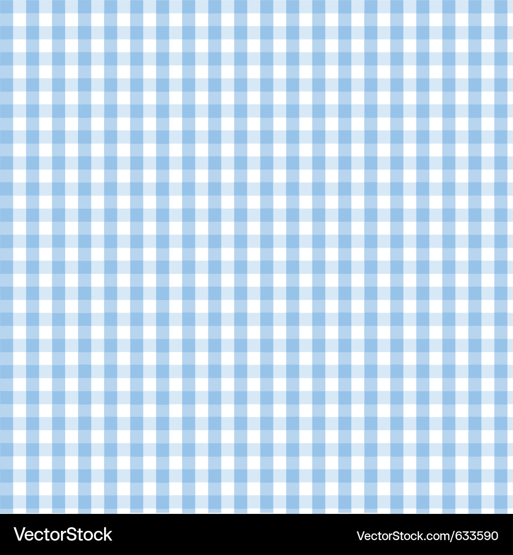 Classic Blue & White Check Pattern Royalty Free Vector