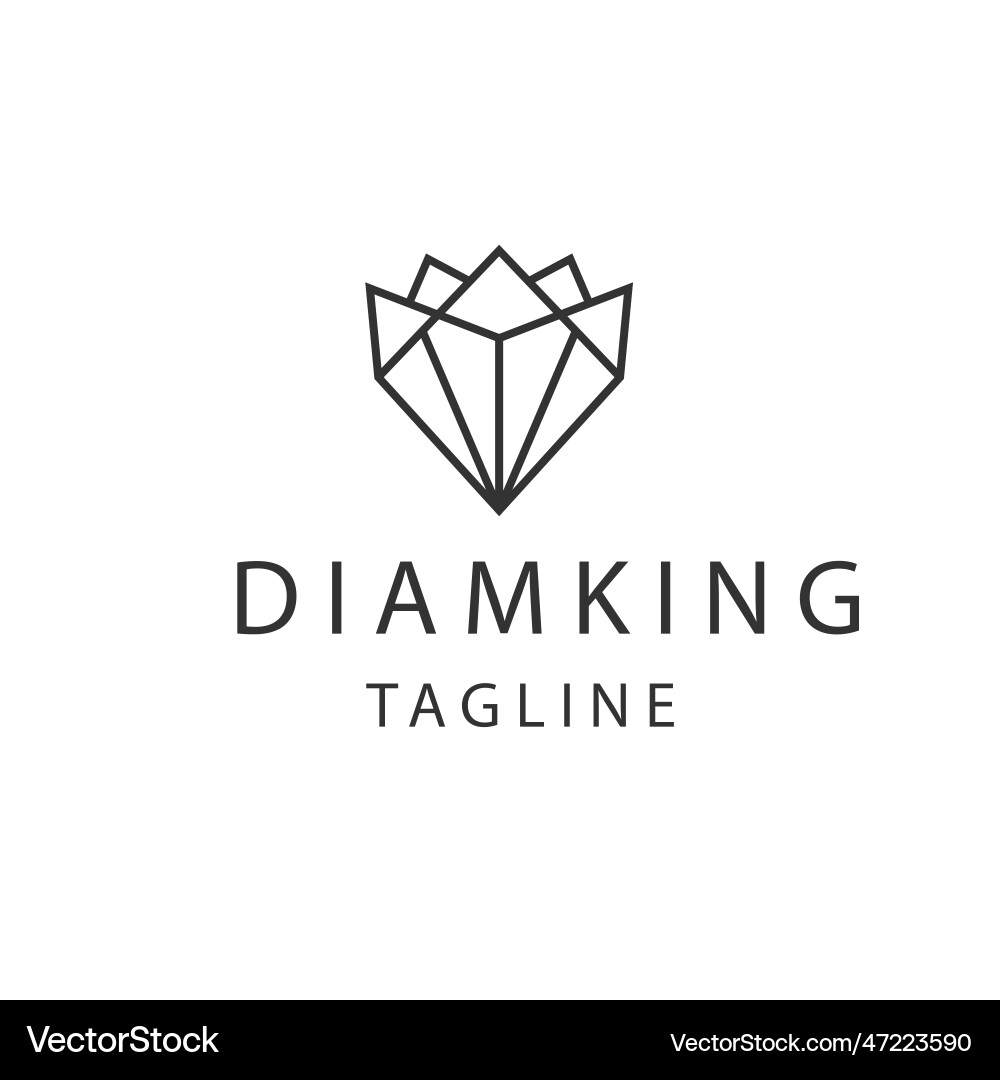 Royal Diamond Logo Royalty Free Vector Image - VectorStock