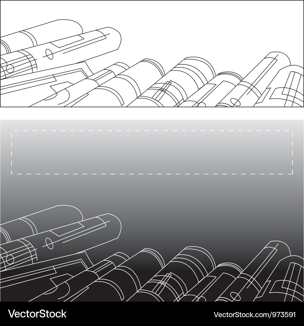 Paper roll Royalty Free Vector Image - VectorStock