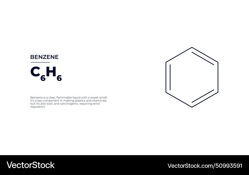 Structural chemical formula of a compound Vector Image