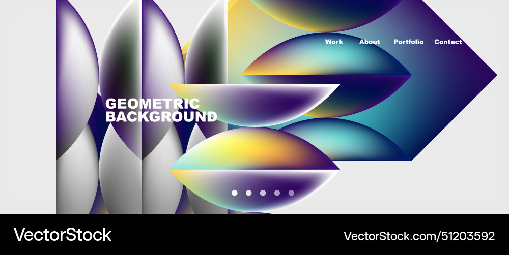 A vibrant geometric art pattern in purple violet Vector Image