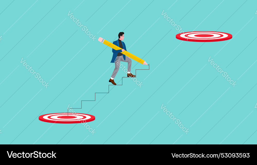 Business progression strategies for building Vector Image