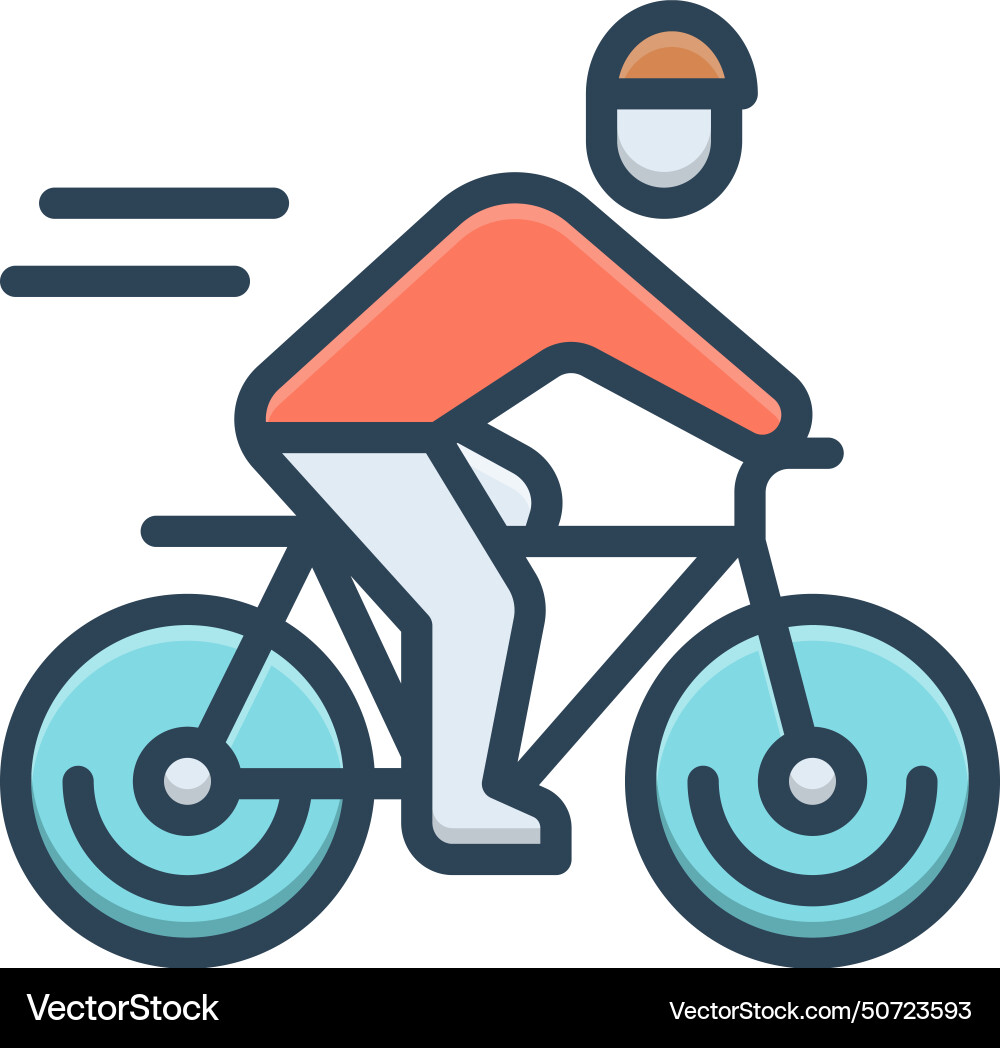 Cycling Royalty Free Vector Image - VectorStock