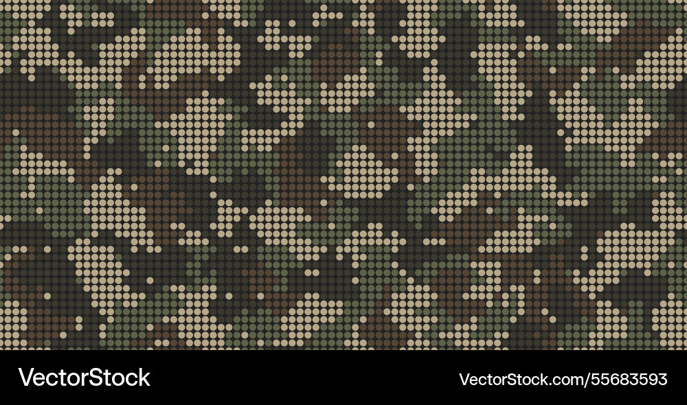 Military camouflage dots Royalty Free Vector Image