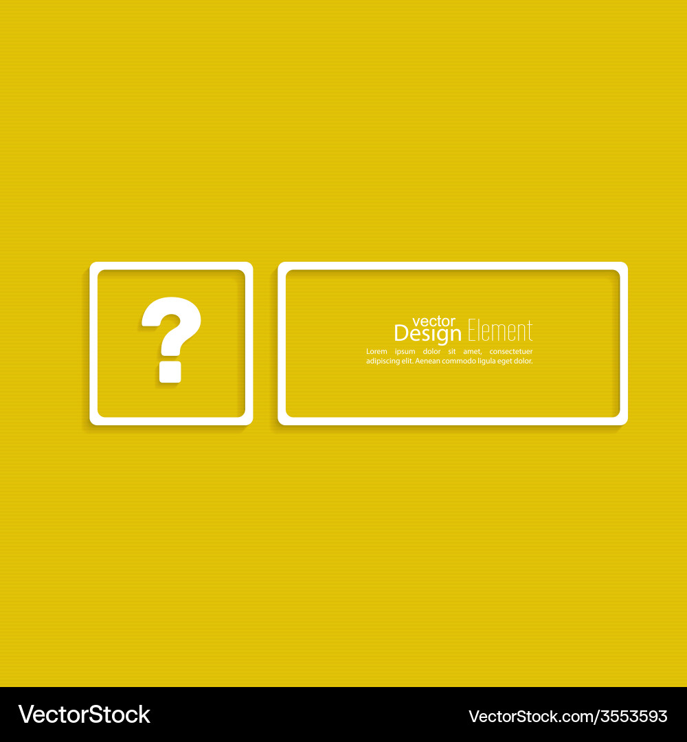 Question mark icon Royalty Free Vector Image - VectorStock