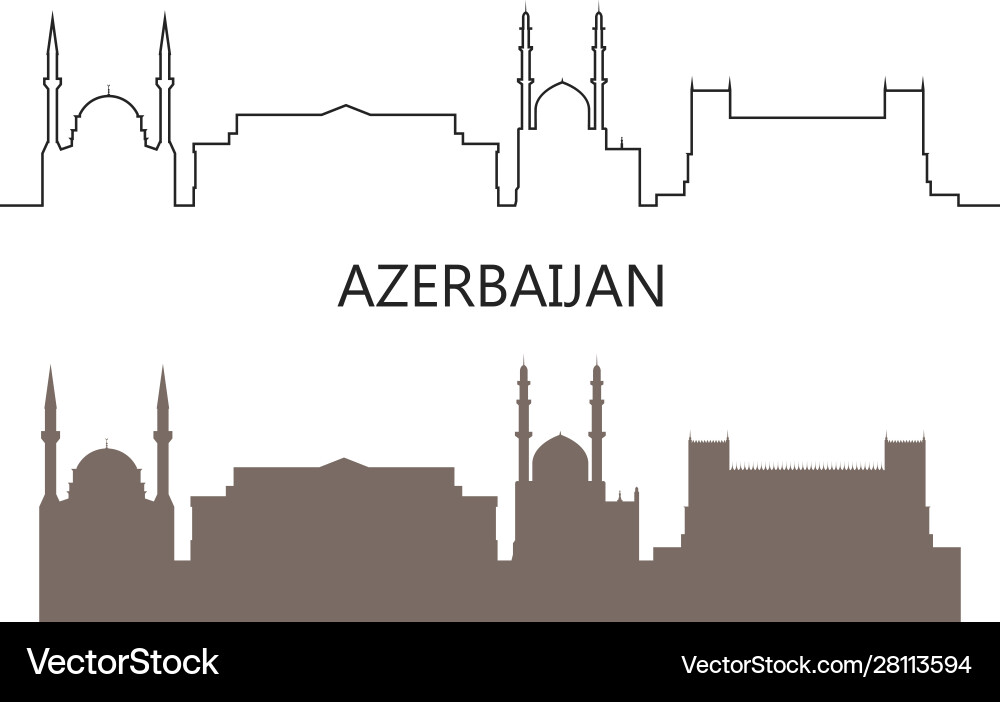 Azerbaijan Royalty Free Vector Image - VectorStock