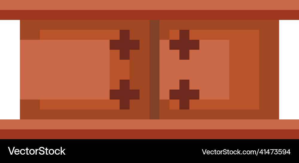 Pixelated table design Royalty Free Vector Image