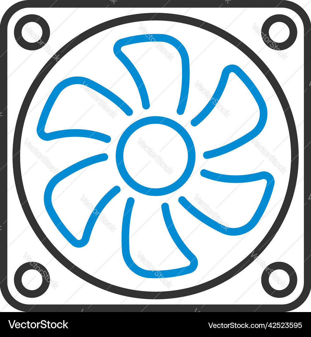 Fan icon Royalty Free Vector Image - VectorStock