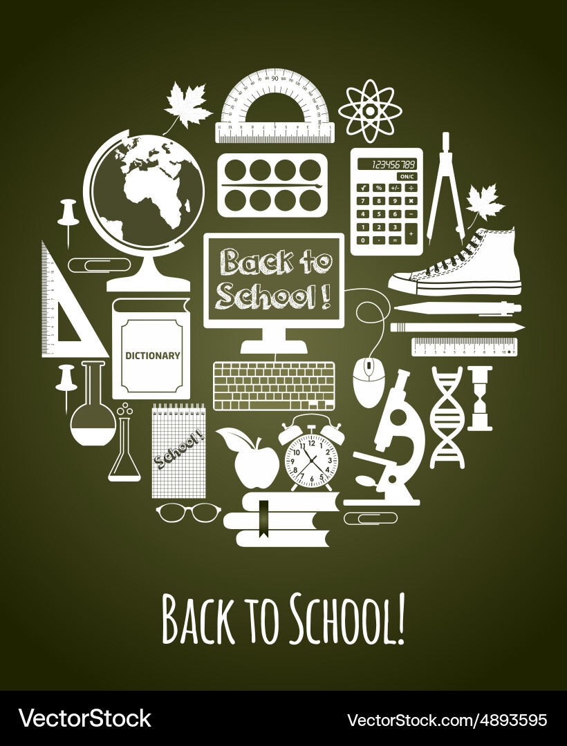 School Royalty Free Vector Image - VectorStock