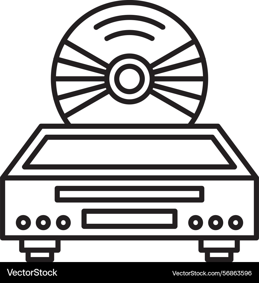 Dvd icon Royalty Free Vector Image - VectorStock