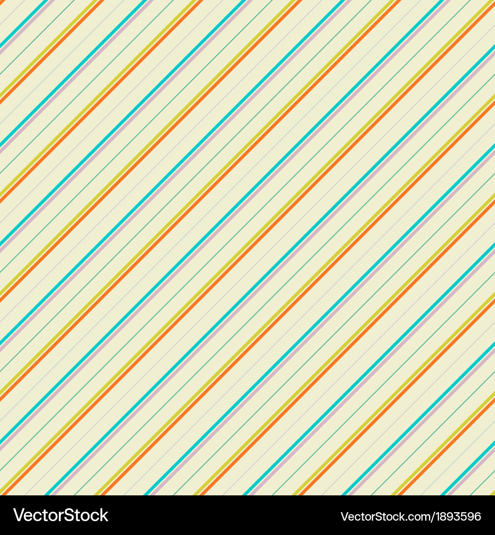 Vintage diagonal stripe seamless pattern tiling Vector Image