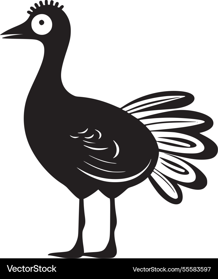 Dodo - minimalist and simple silhouette Royalty Free Vector