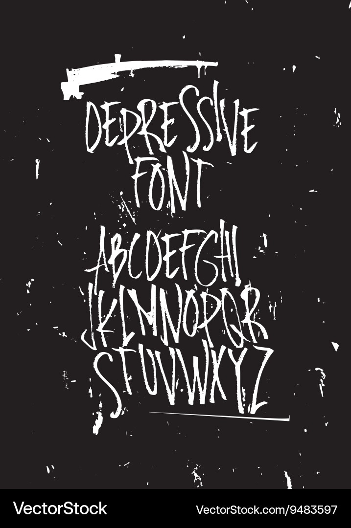 Font Royalty Free Vector Image - VectorStock