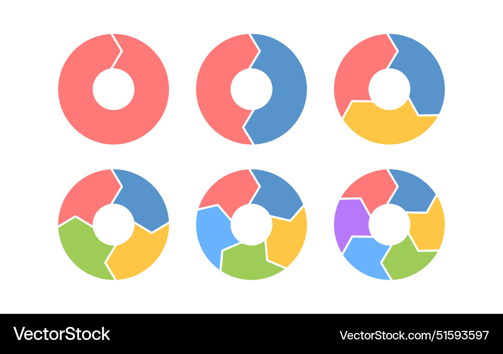 Rotation arrows in circular motion color circle Vector Image