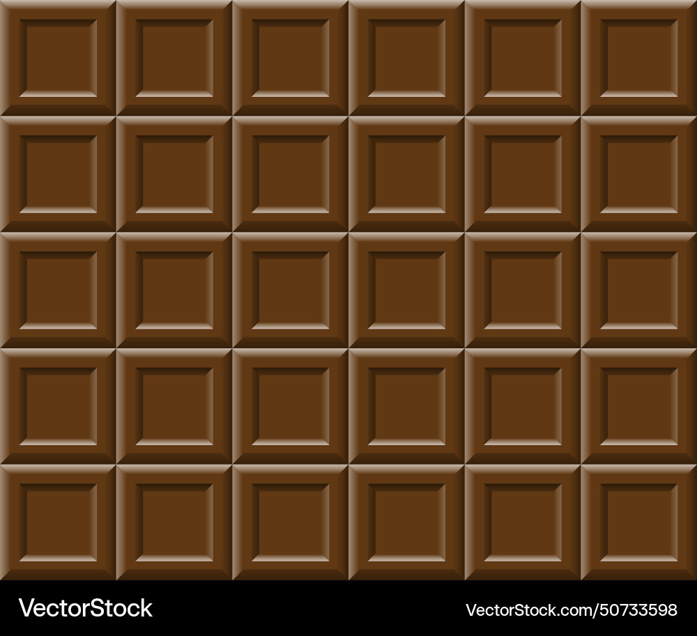 Chocolate texture seamless Royalty Free Vector Image