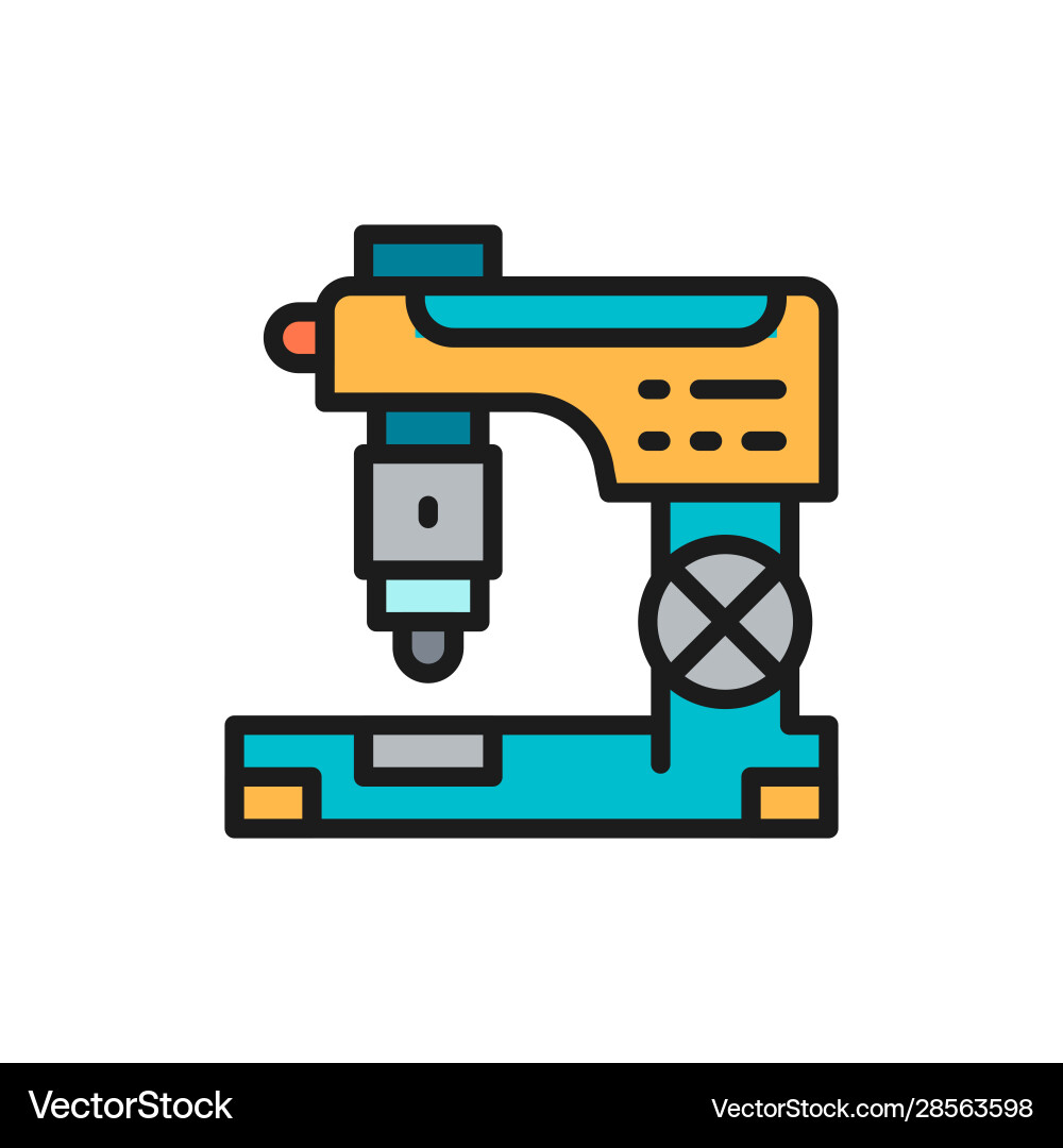 Cnc milling machine laser metal cutting Royalty Free Vector