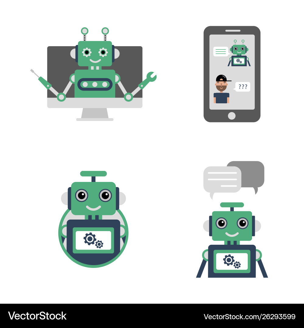 Chatbot concept Royalty Free Vector Image - VectorStock