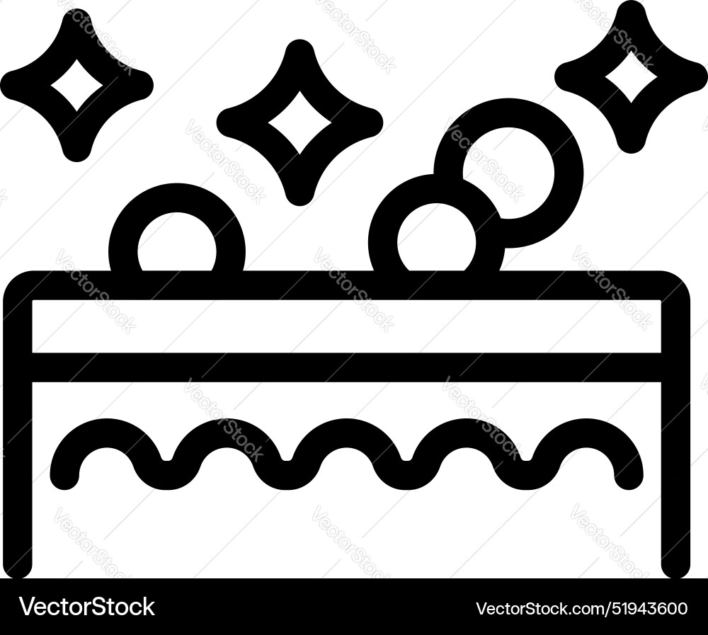 Cleaning service logo with sparkling clean surface