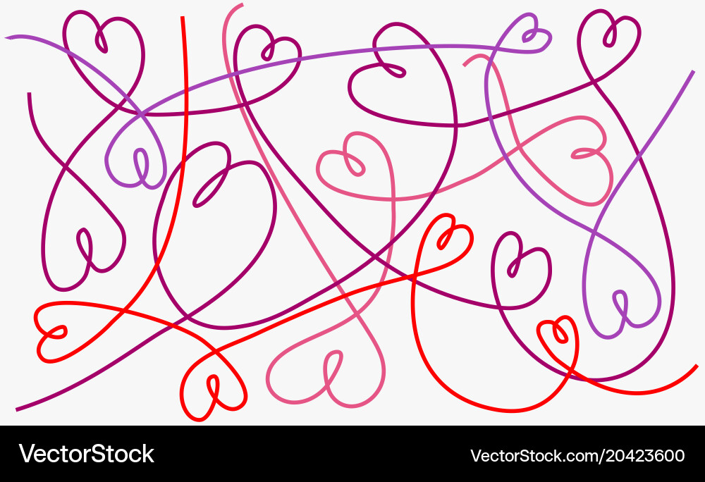 Wool heart Royalty Free Vector Image - VectorStock