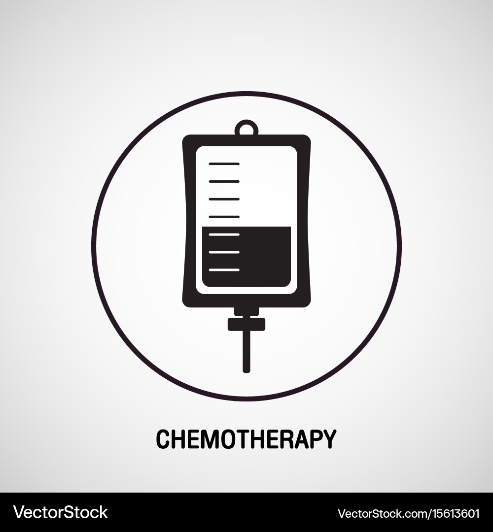 Chemotherapy Infusion Icon Royalty Free Vector Image