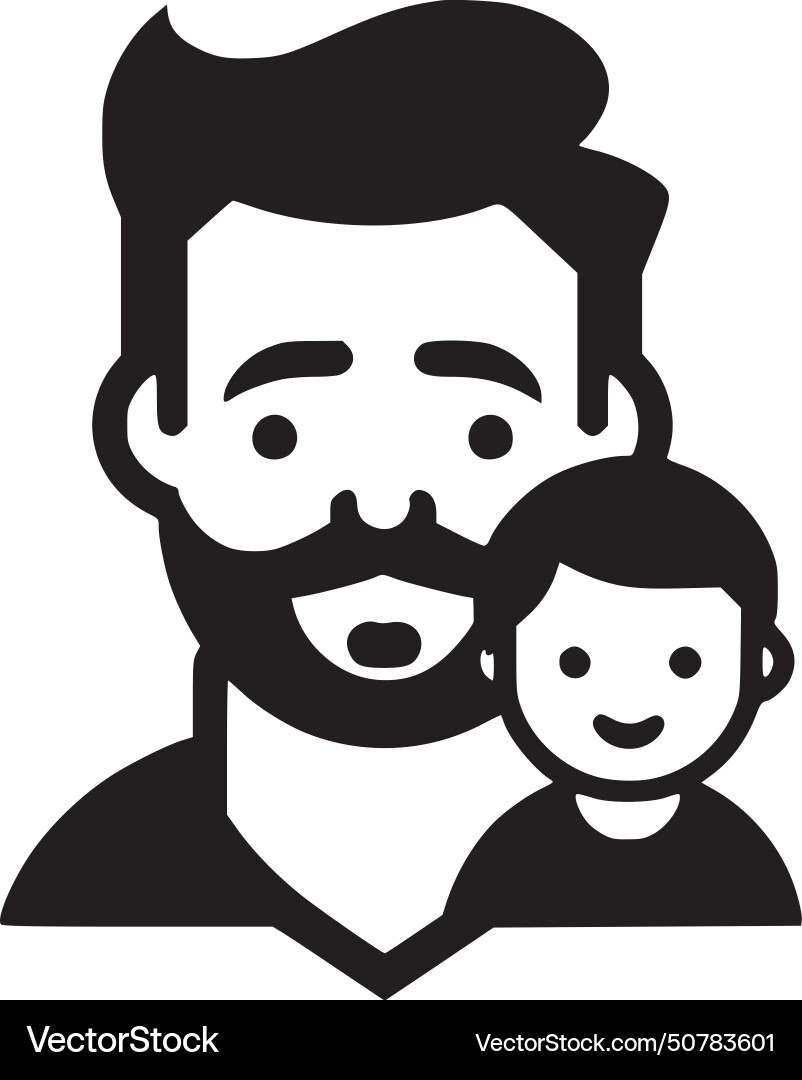Dad - high quality logo ideal for t-shirt Vector Image