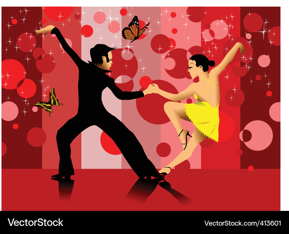 Dance cartoon Royalty Free Vector Image - VectorStock