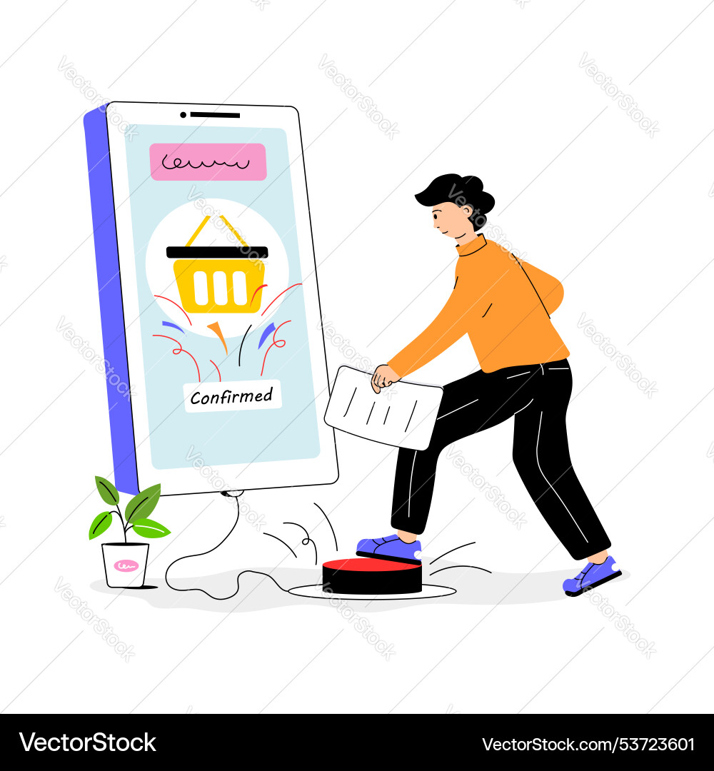 Order confirmed Royalty Free Vector Image - VectorStock