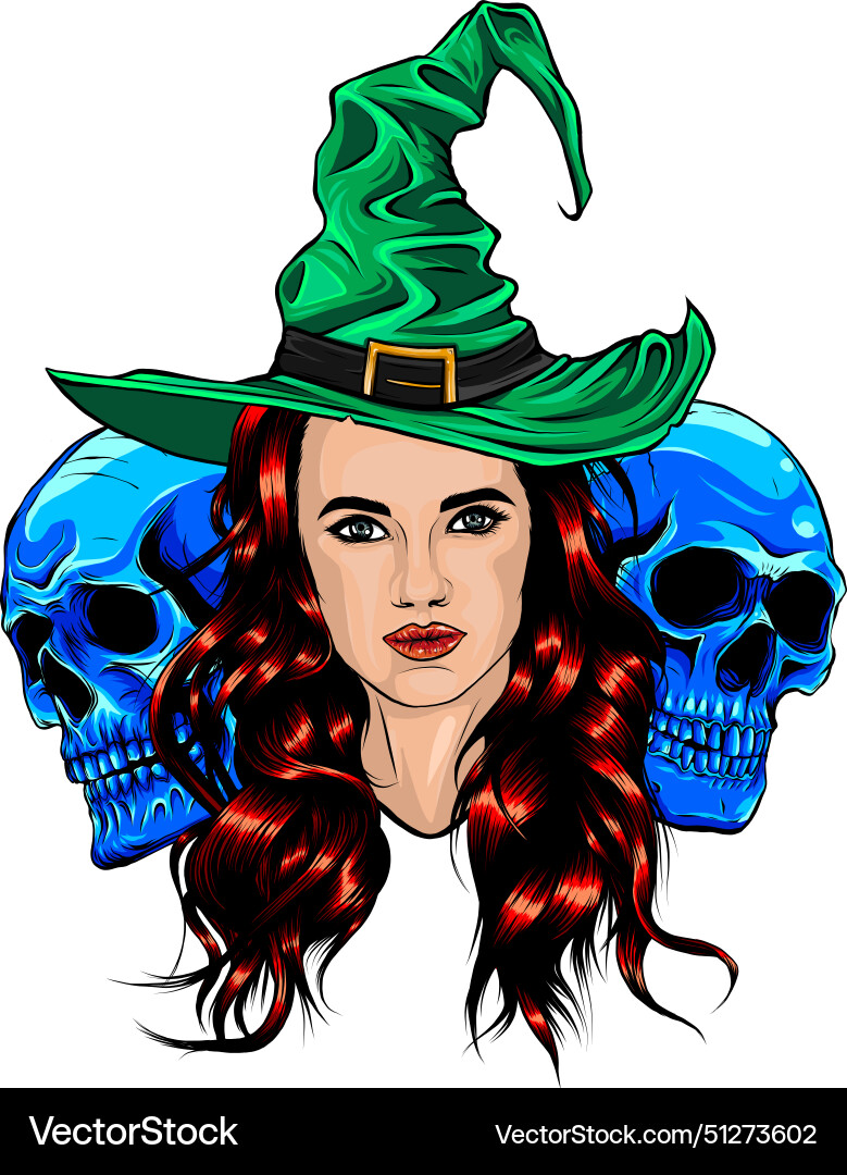 Witch halloween Royalty Free Vector Image - VectorStock