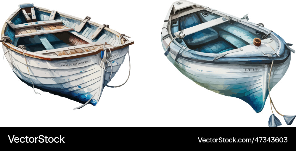 Boat clipart isolated Royalty Free Vector Image