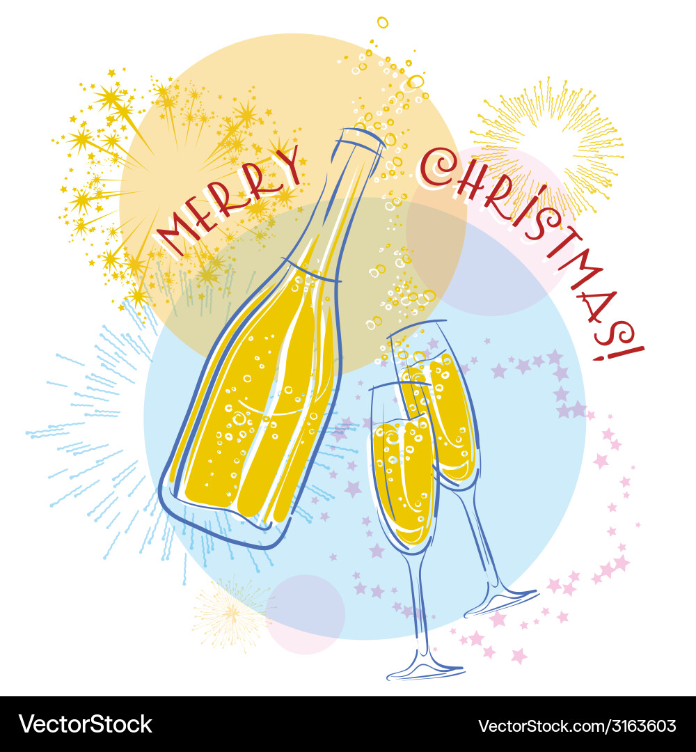 Champagne Royalty Free Vector Image - VectorStock
