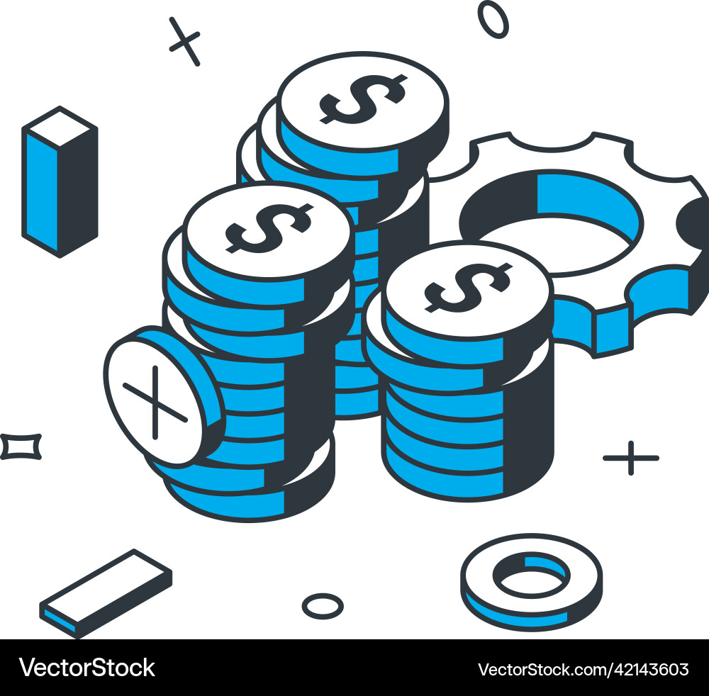 Successful business strategy development profit Vector Image