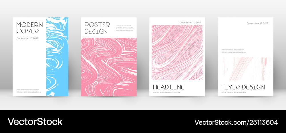 Cover page design template minimal brochure layou Vector Image