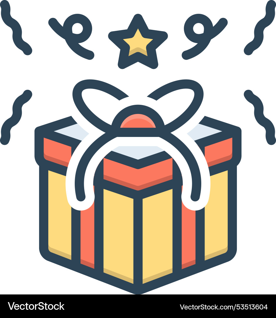 Gift box Royalty Free Vector Image - VectorStock