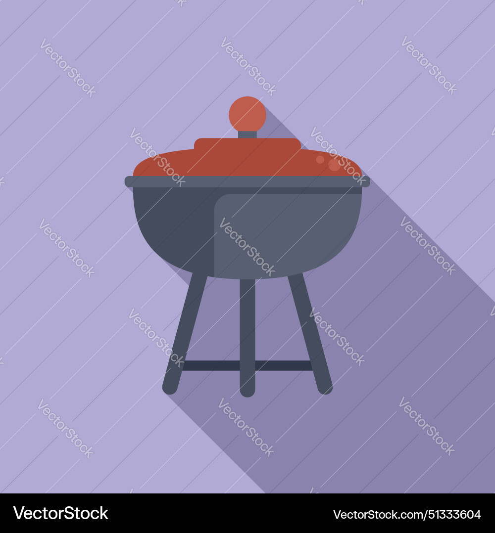Red barbecue grill Royalty Free Vector Image - VectorStock