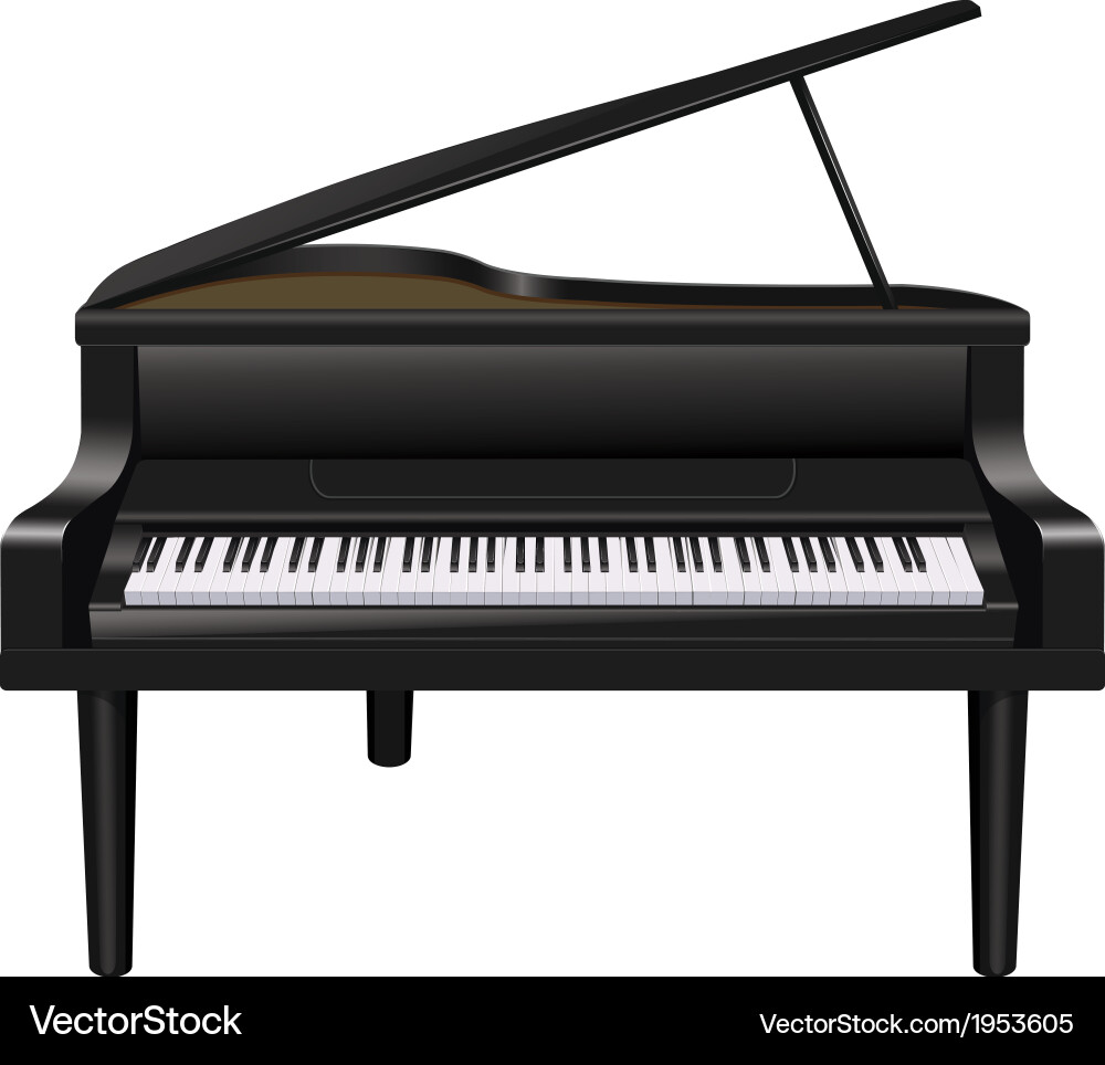 Elegant Piano Royalty Free Vector Image - VectorStock