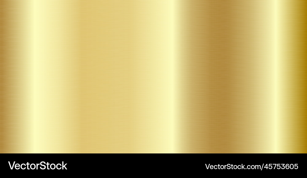 Gold foil texture background metal shiny gradient Vector Image