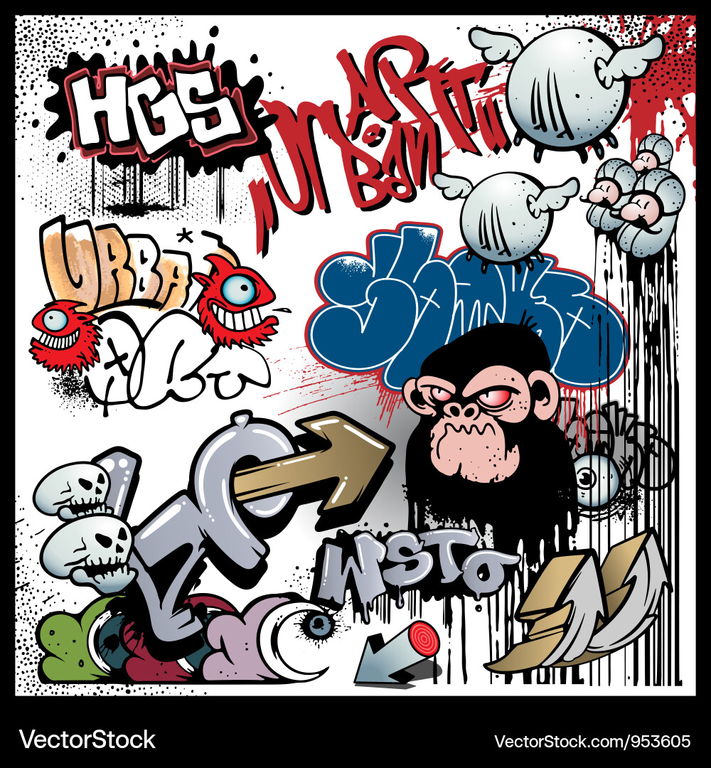 Graffiti Royalty Free Vector Image - VectorStock