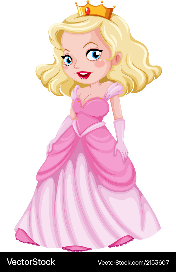 A beautiful princess Royalty Free Vector Image