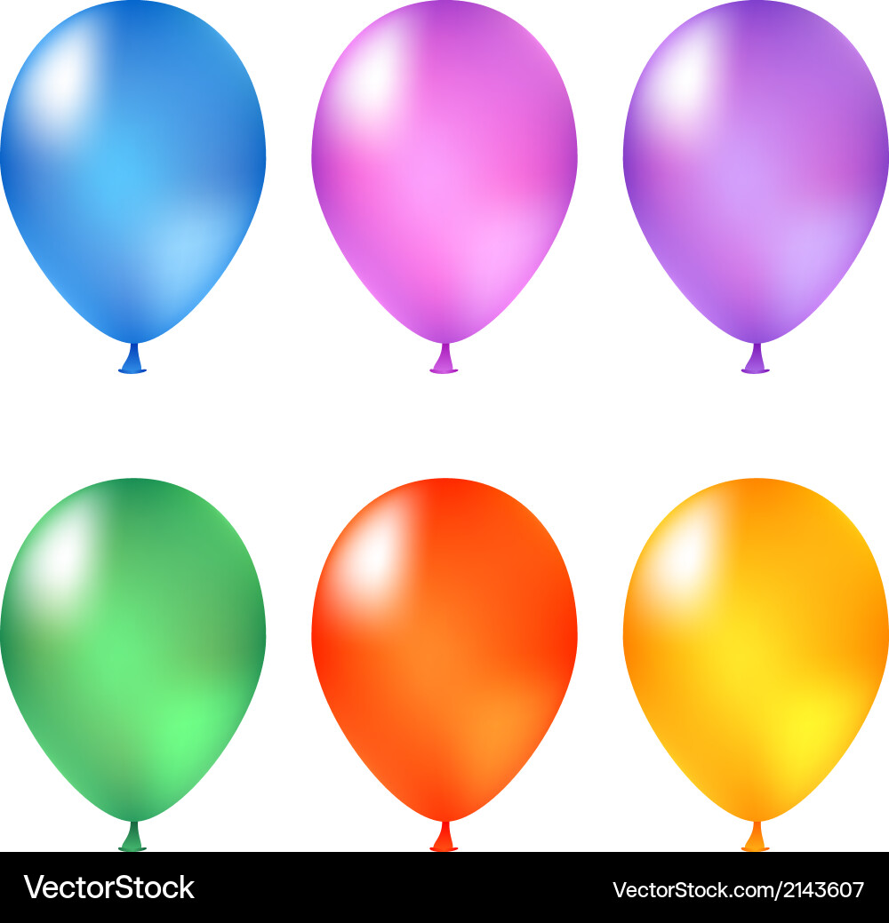 Balloons Royalty Free Vector Image - VectorStock