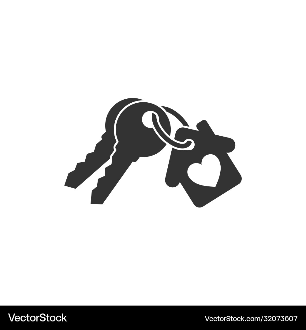 Heart Keychain Vector Images (over 250)