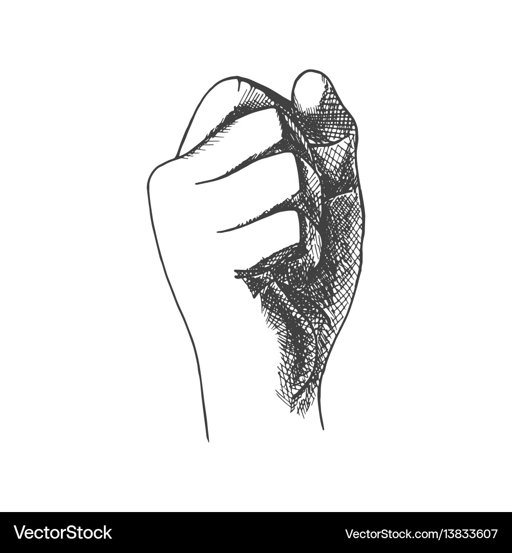 Raised Fist Symbol Royalty Free Vector Image - VectorStock