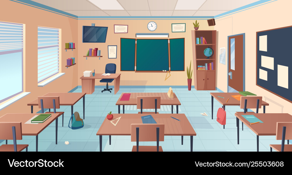 Cartoon Classroom Door Vector Images (over 500)