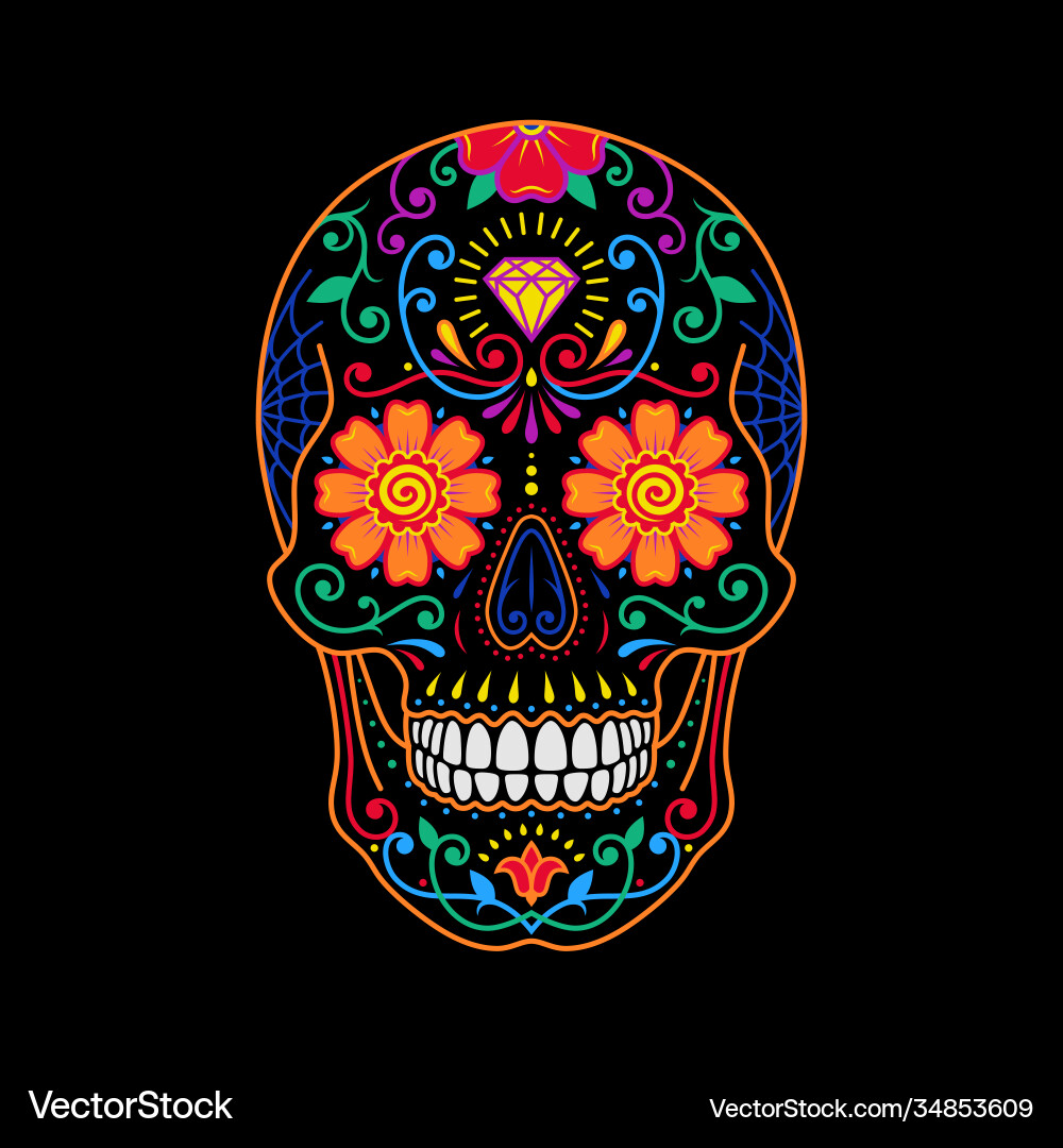 Skull Stencil Tattoo Vector Images (over 500)