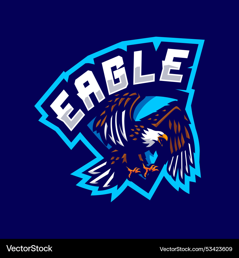 Eagle fly Royalty Free Vector Image - VectorStock