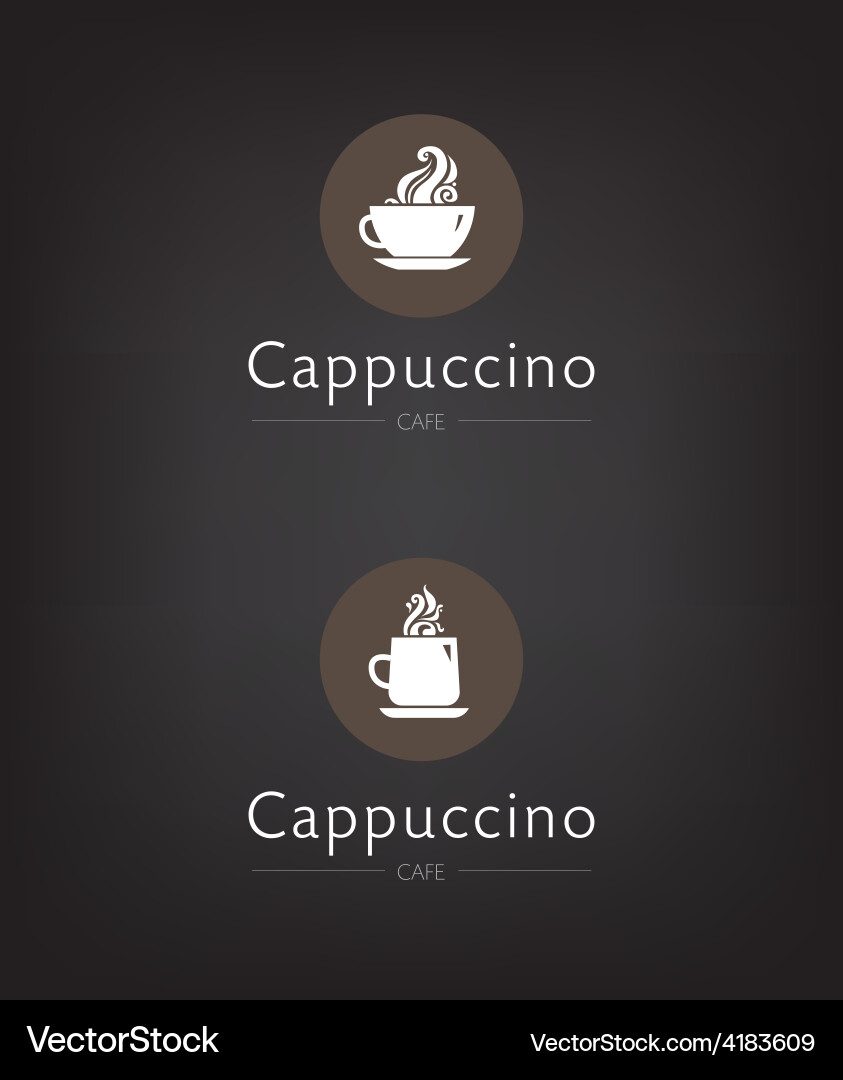 Set of cafe coffee bar Royalty Free Vector Image