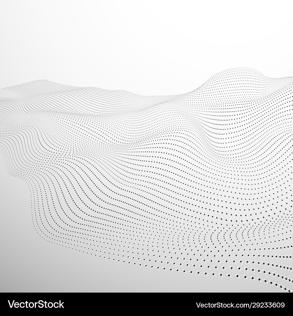 Technology futuristic landscape surface Royalty Free Vector