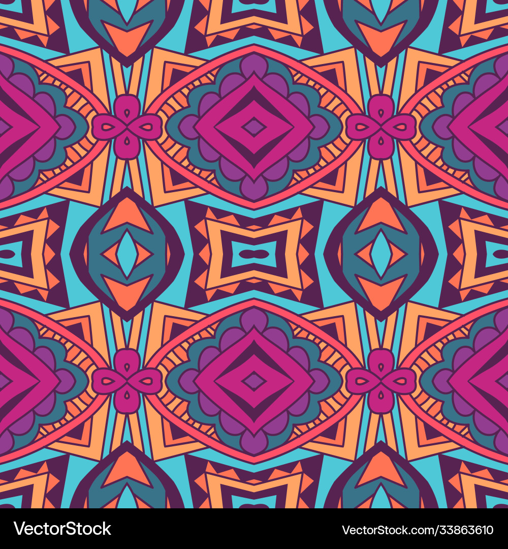 Ethnic Tribal Pattern Royalty Free Vector Image